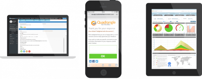 Pulseway PSA ticket surveys from Customer Thermometer